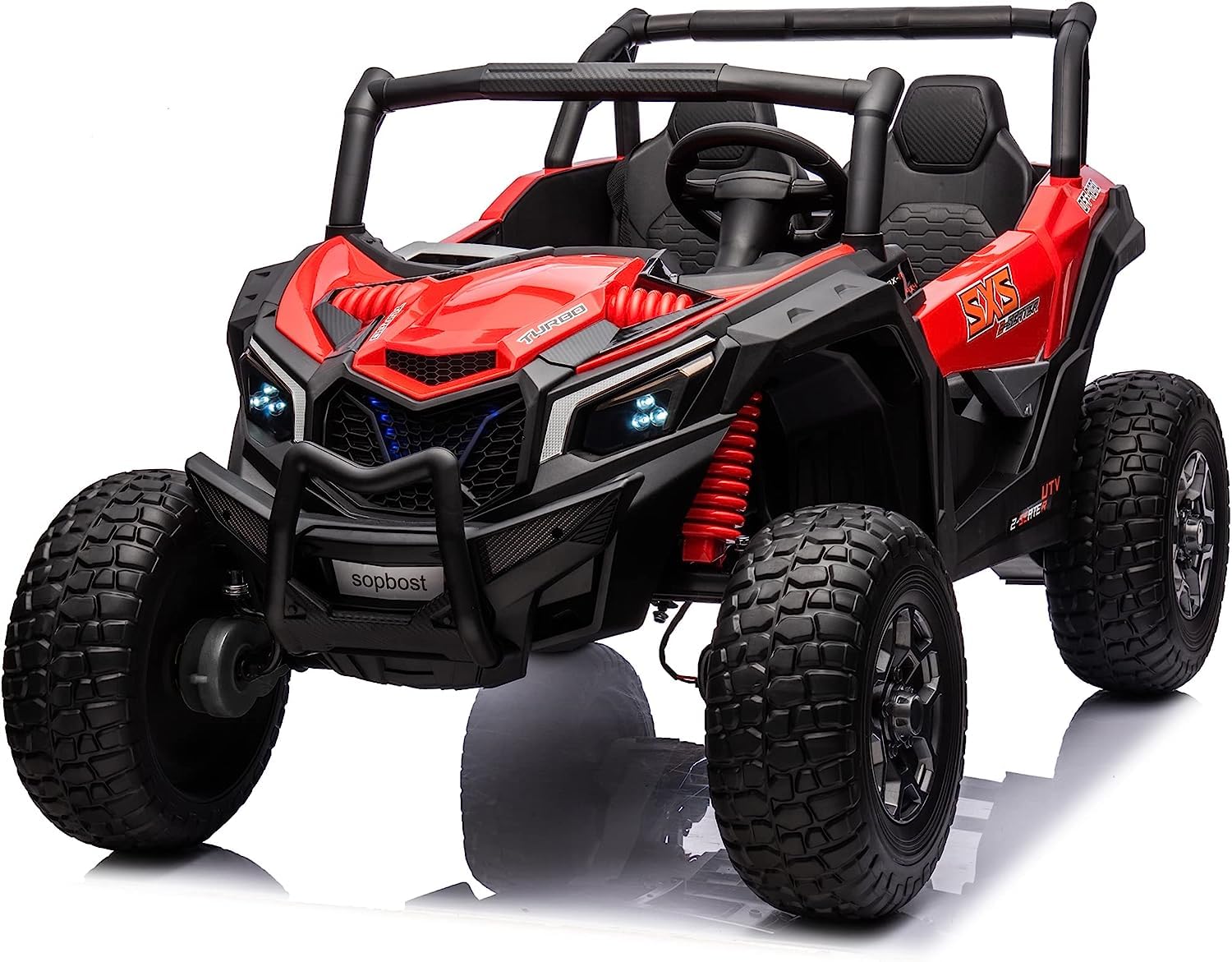 Buy sopbost 24V Ride On Car with Remote Control Kids Driving Car 2 ...