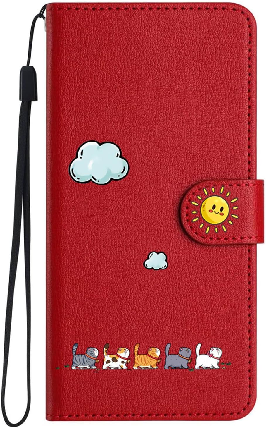 Nbziyoo Lovely Cats Phone Case for Samsung Galaxy S24 5G,Cute Cats/Sun ...