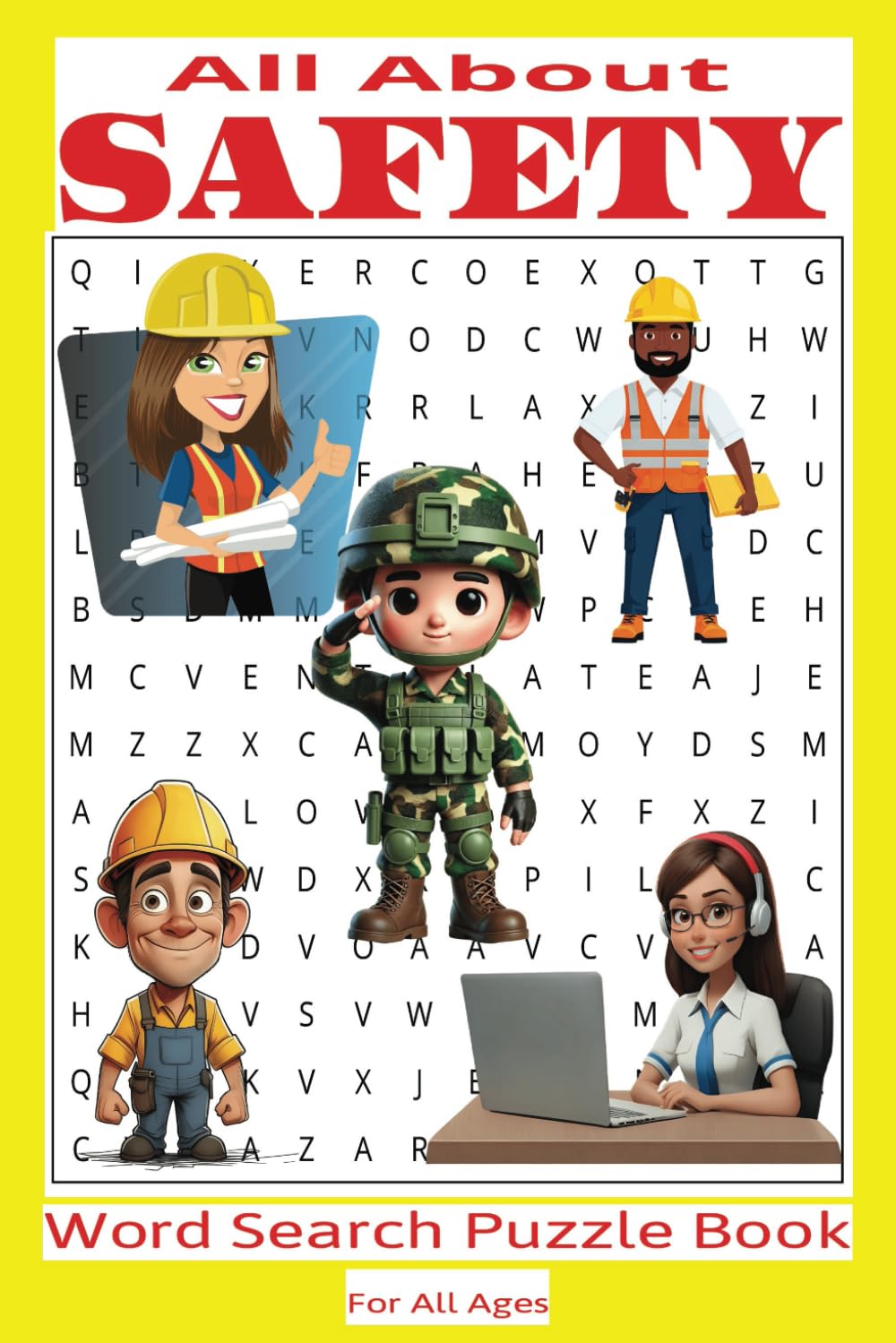 All About Safety Word Search Puzzle Book: A Word Find Puzzle Book About ...
