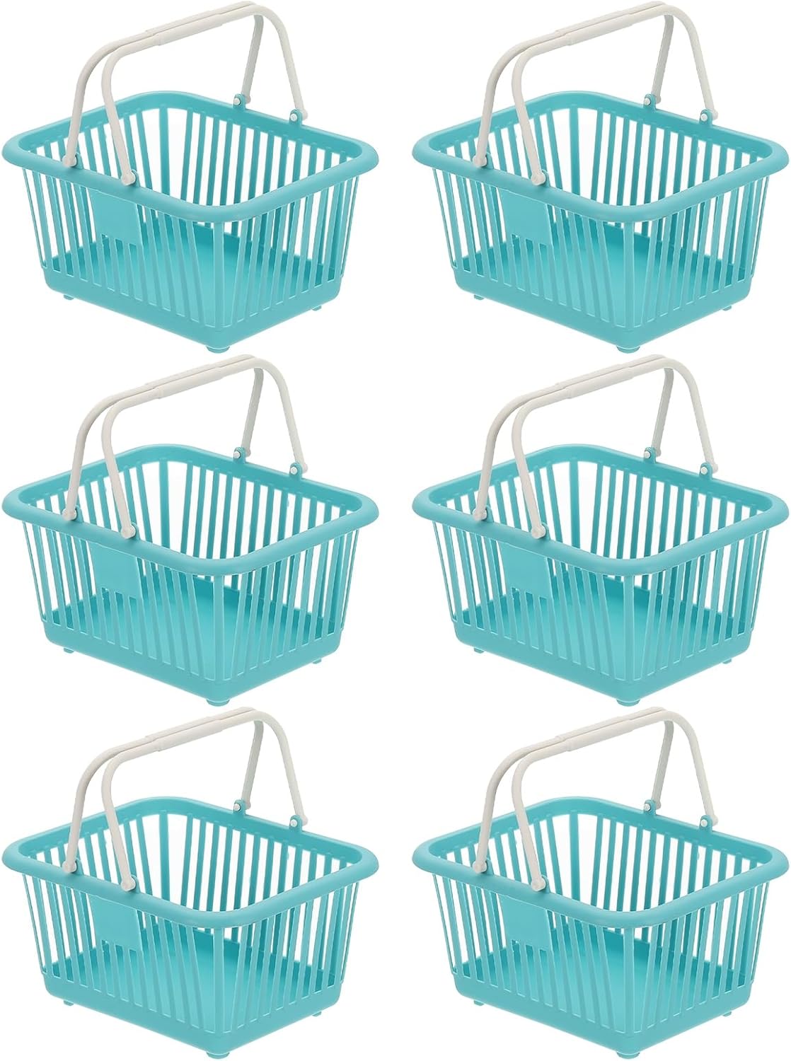Amazon.com: PATIKIL 6PCS Mini Shopping Basket, Small Plastic Basket ...