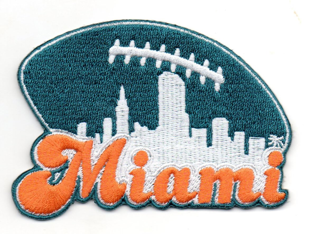 Amazon.com: Smc Store City of Miami Logo Patch Embroidery American ...