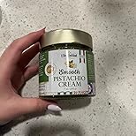 Amazon.com : Pistachio Cream, Premium 45%, Smooth Sicilian Pistachio Spread, 7 oz (200g ...