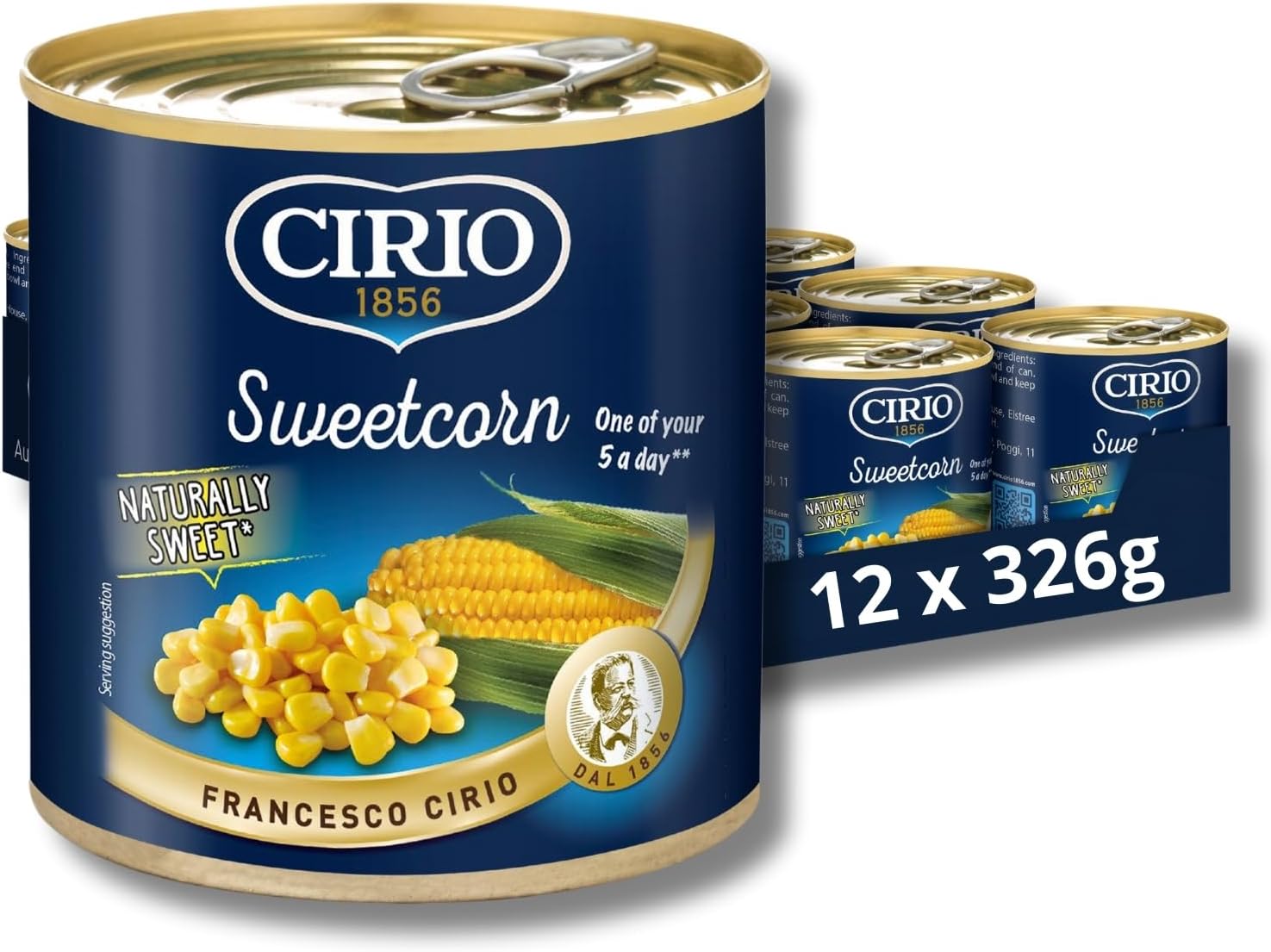 Cirio Naturally Sweetcorn 326g : Amazon.co.uk: Grocery