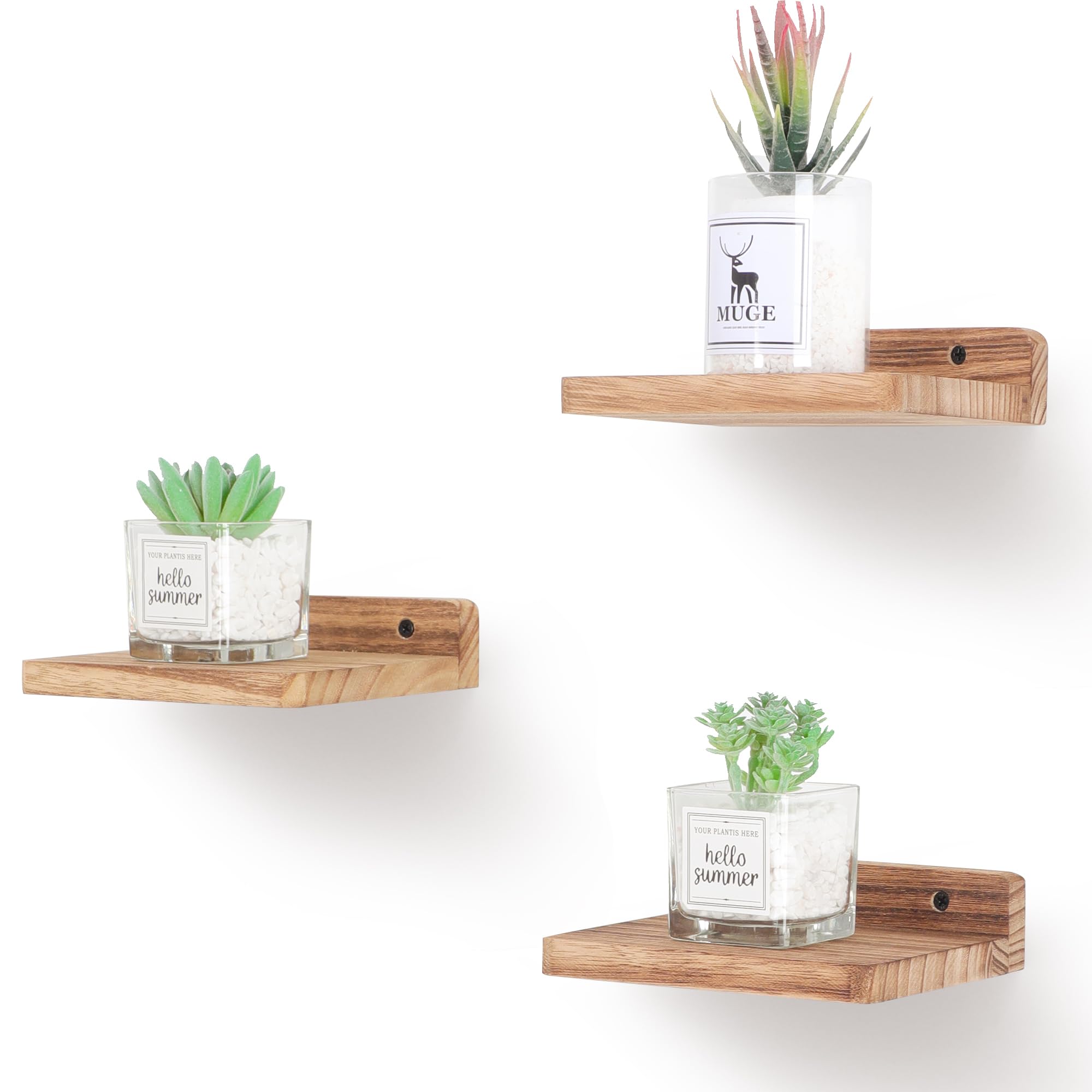Amazon.com: NIUBEST Small Floating Shelf, 5x6 Inch Display Ledges for ...