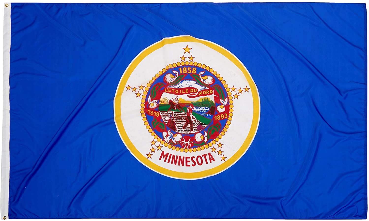 Snapklik.com : Annin Flagmakers Minnesota State Flag USA-Made To ...