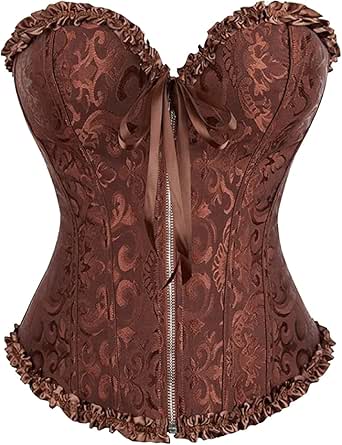 Kwatieh Corsage Plus Size Women's Halloween Corset Women's Red Black ...