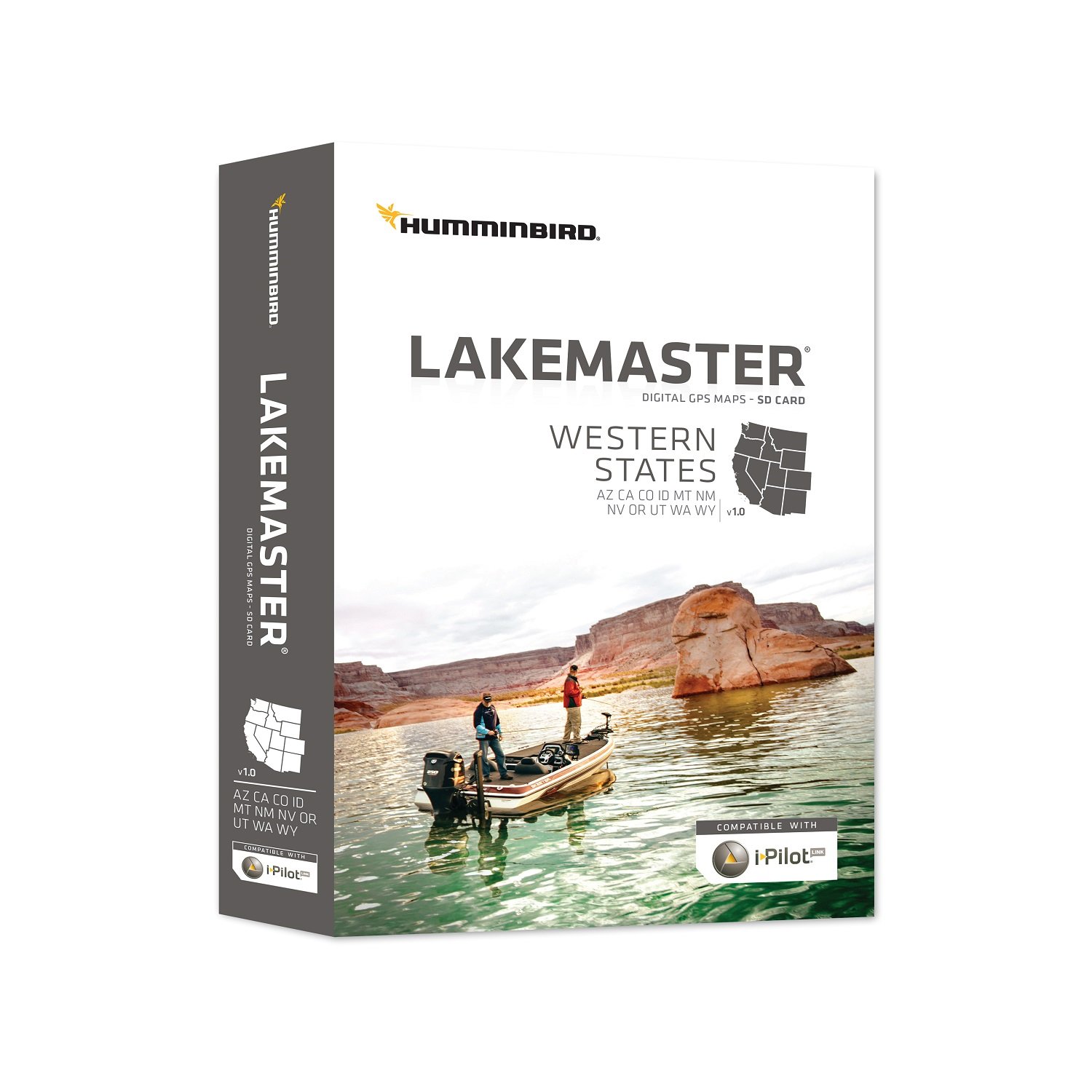 Humminbird Lakemaster Plus Western States Edition Digital Gps Lake ...