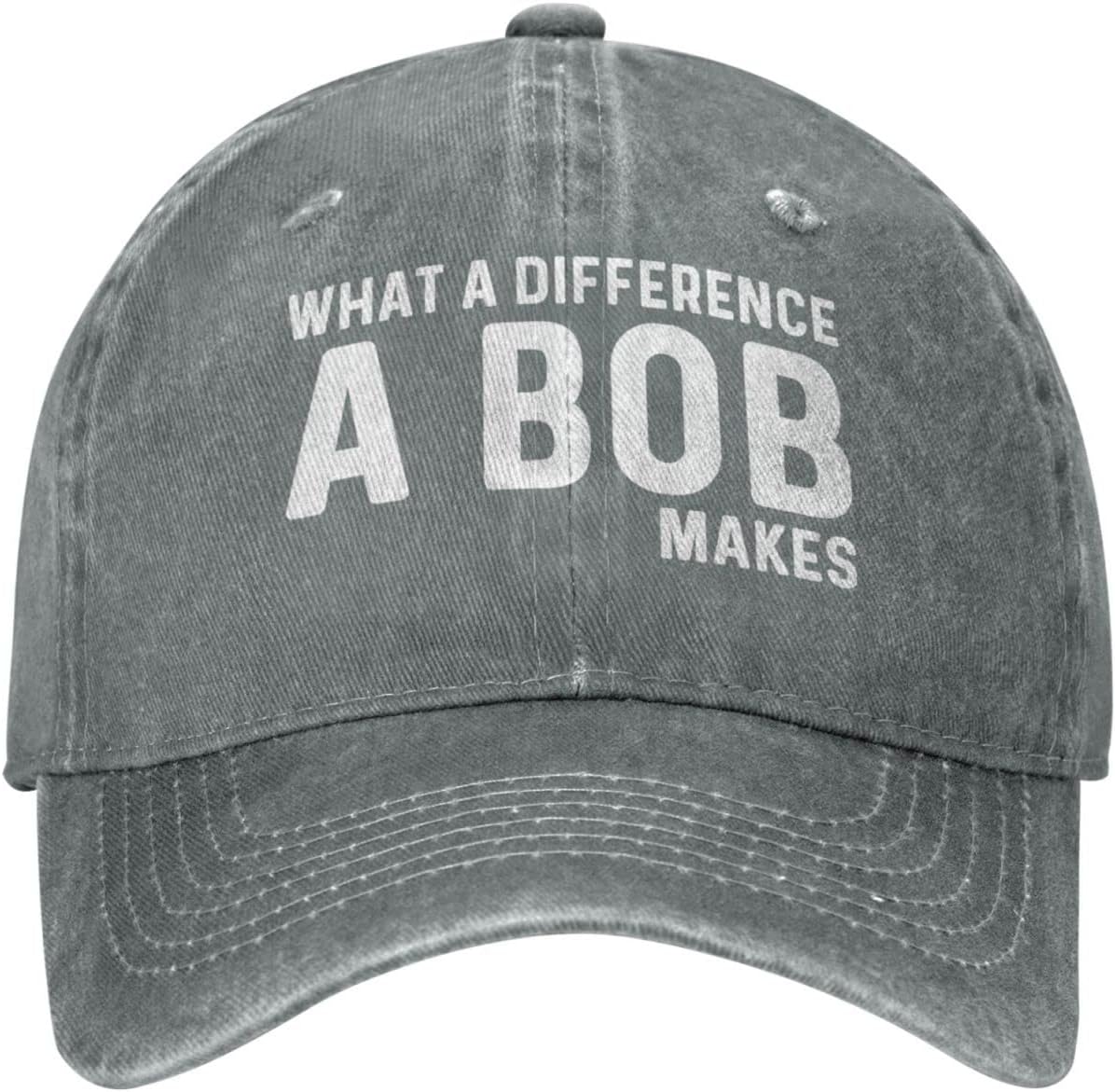 What A Difference A Bob Makes Hat for Women Baseball Hats Vintage Caps ...