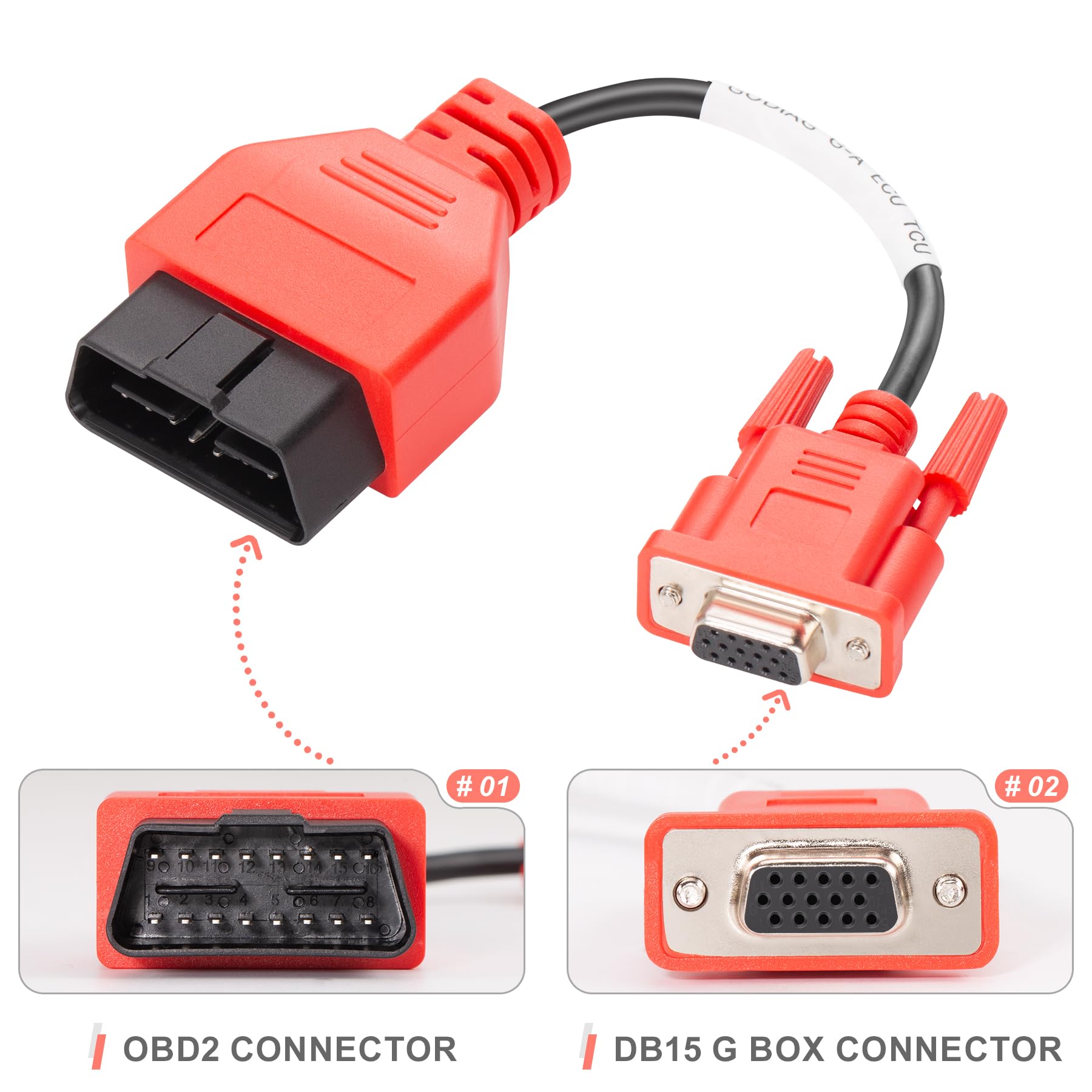 Snapklik.com : G-A ECU/TCU Cable For Autel IM608 IM508 And GT107/ ECU ...