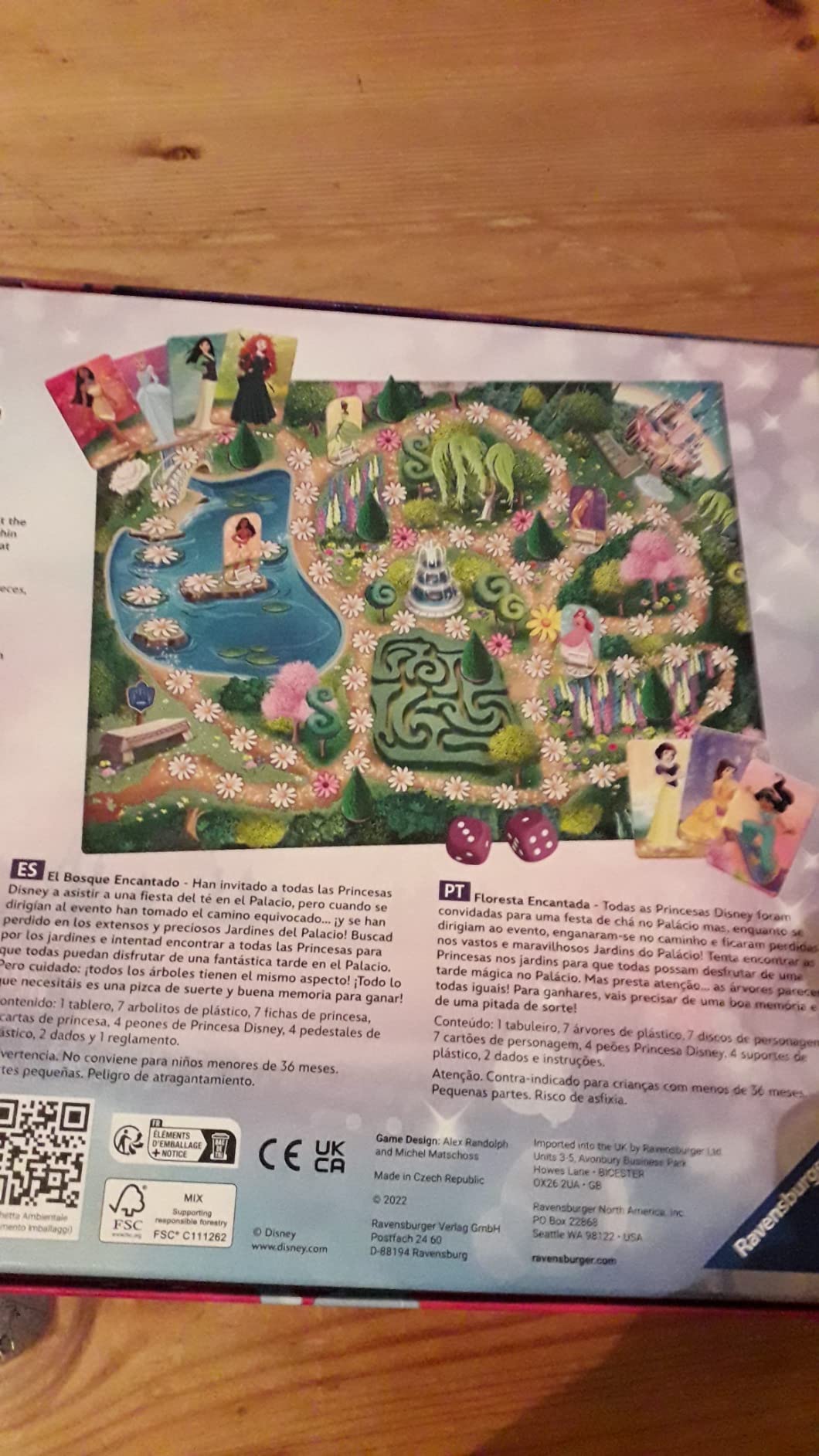 Ravensburger Disney Princess Enchanted Forest Board Game for Age 4 ...