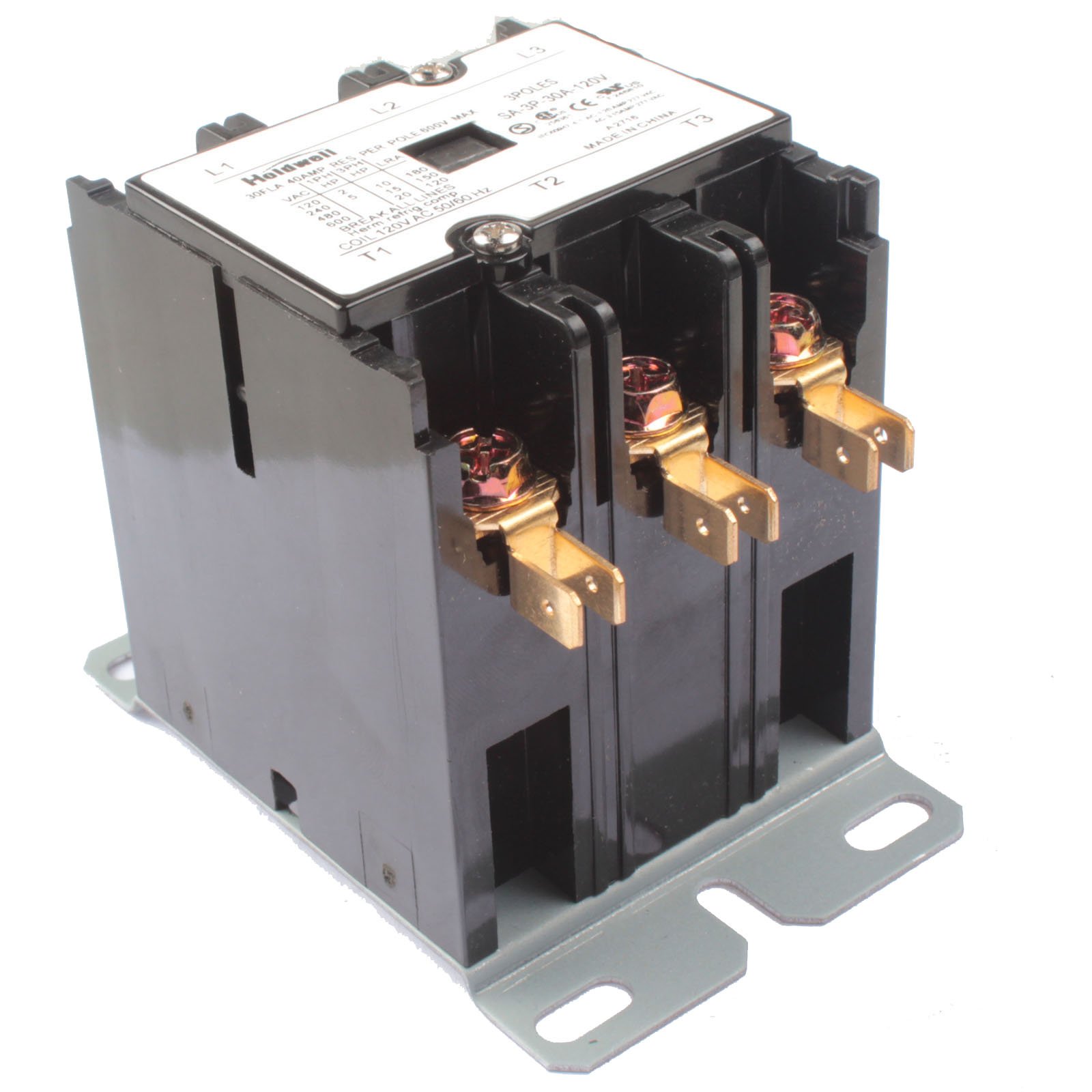 Snapklik.com : Holdwell SA-3P-30A-120V 3 Pole 20 Amp 25 Amp 30 Amp 120V ...
