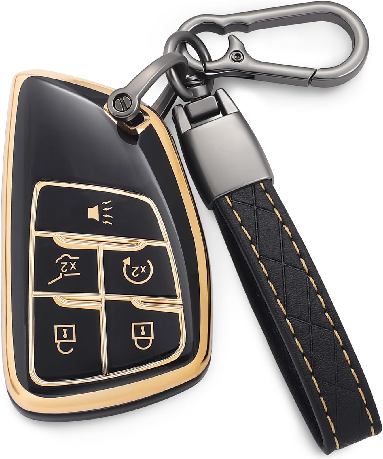 Amazon.com: COTIYBOK for Chevy Key Fob Cover with Keychain TPU Key Case ...