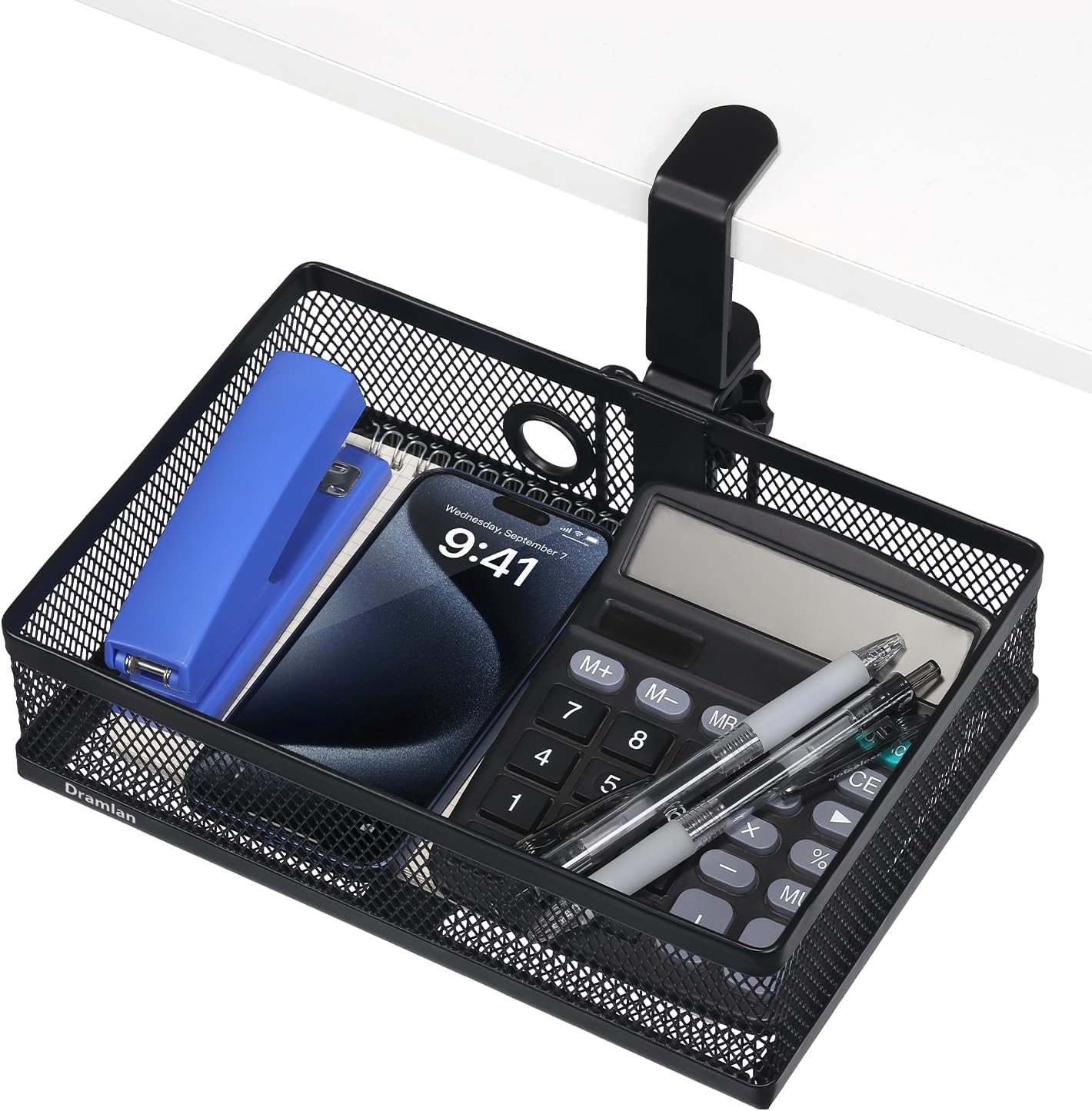 Baskiss Under Desk Clamp-on Organizer Drawers, Under Desk Clamp Storage ...