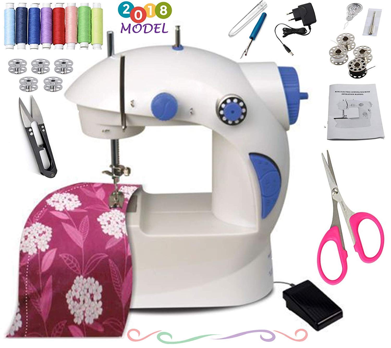Vivir Sewing Machine for Home Tailoring with Extension Table, Foot ...