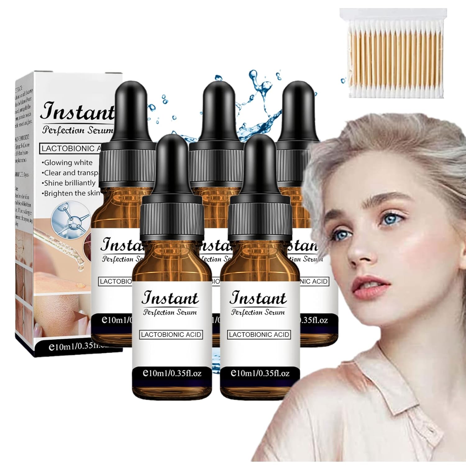 Full Effect Anti Wrinkle Serum Remove Wrinkles Lift Skin Tighten (5 pcs ...