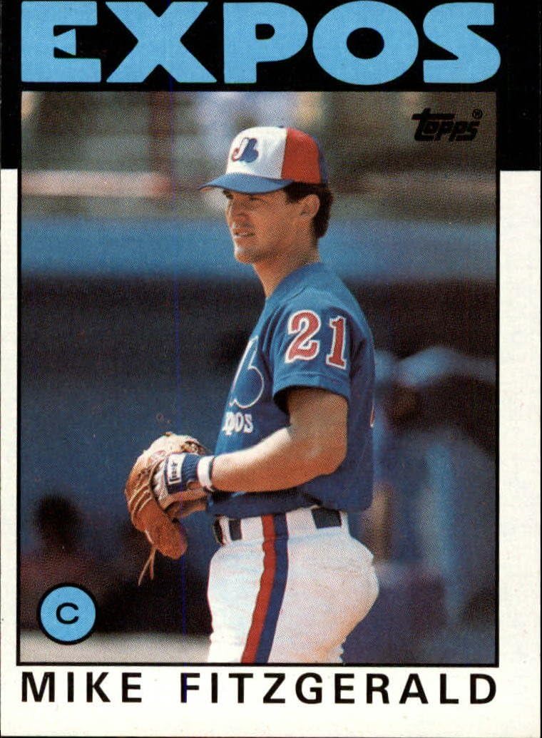 Amazon.com: 1986 Topps Baseball Card #503 Mike Fitzgerald ...