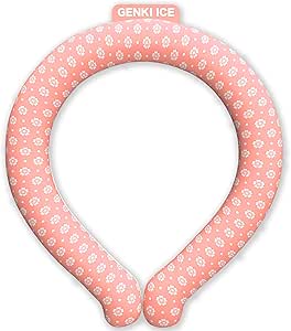 Amazon.co.jp: Genki Ice クールネックリング 2025年版 24℃PCM採用 ネッククーラー 首ひんやり 暑さ対策グッズ S～Lサイズ展開 日本発ブランド (XS,雪桜 ...