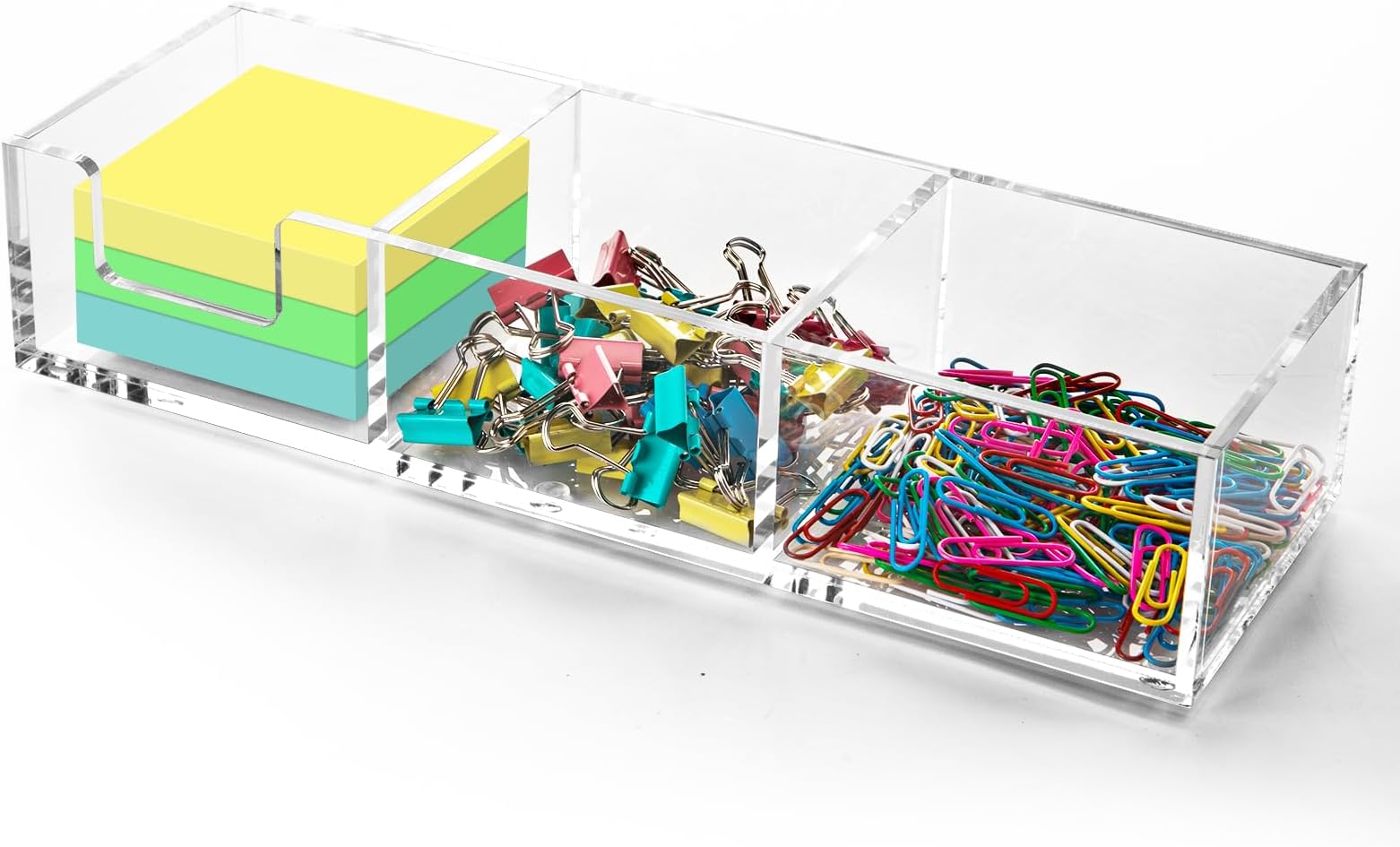 Amazon.com : Acrylic Sticky Note Holder, 3 x 3 Crystal Clear Acrylic ...