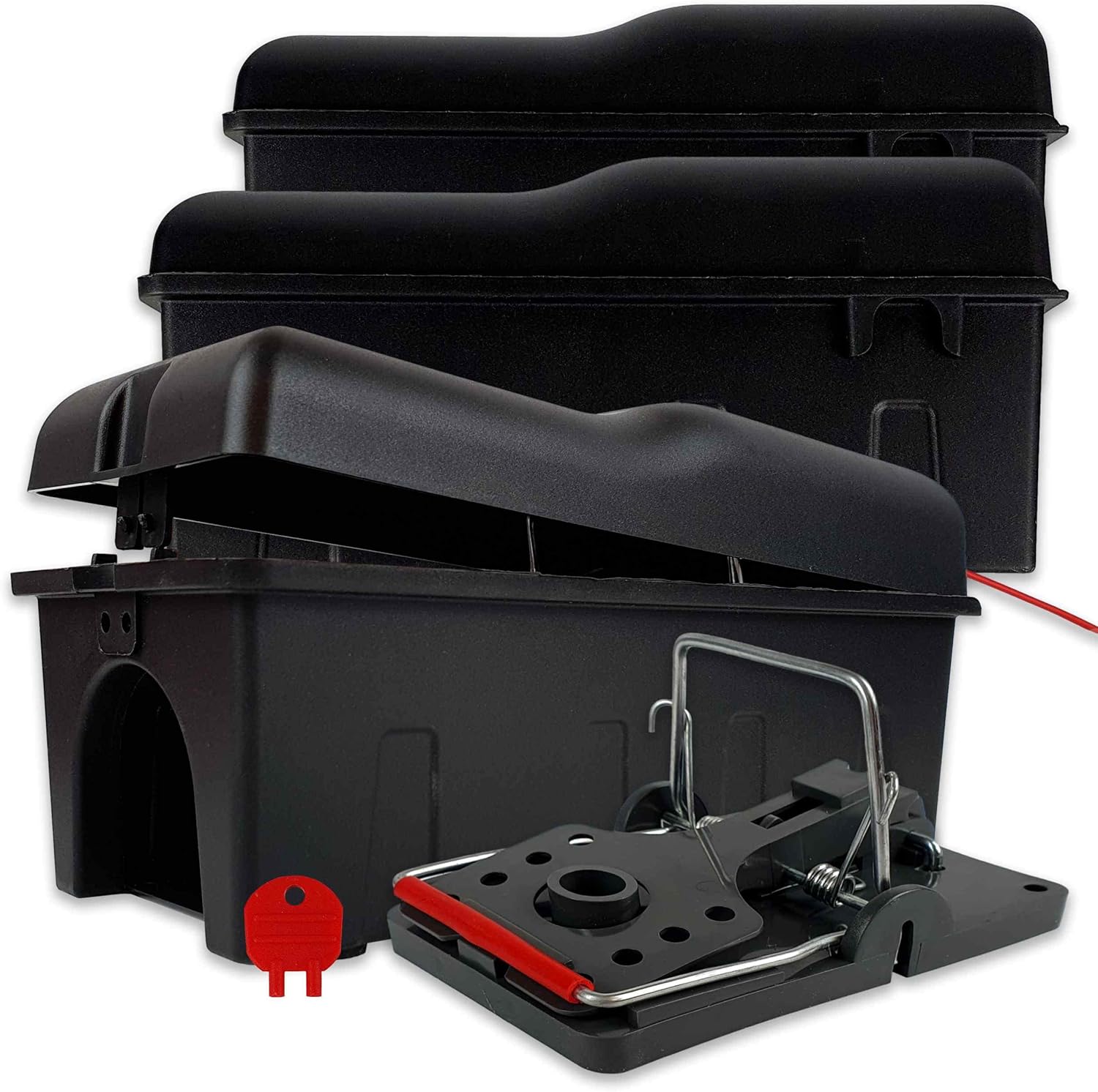 ROSHIELD Rat Trap Killer Box - Easy to Set Safety Box for Home, Shed ...