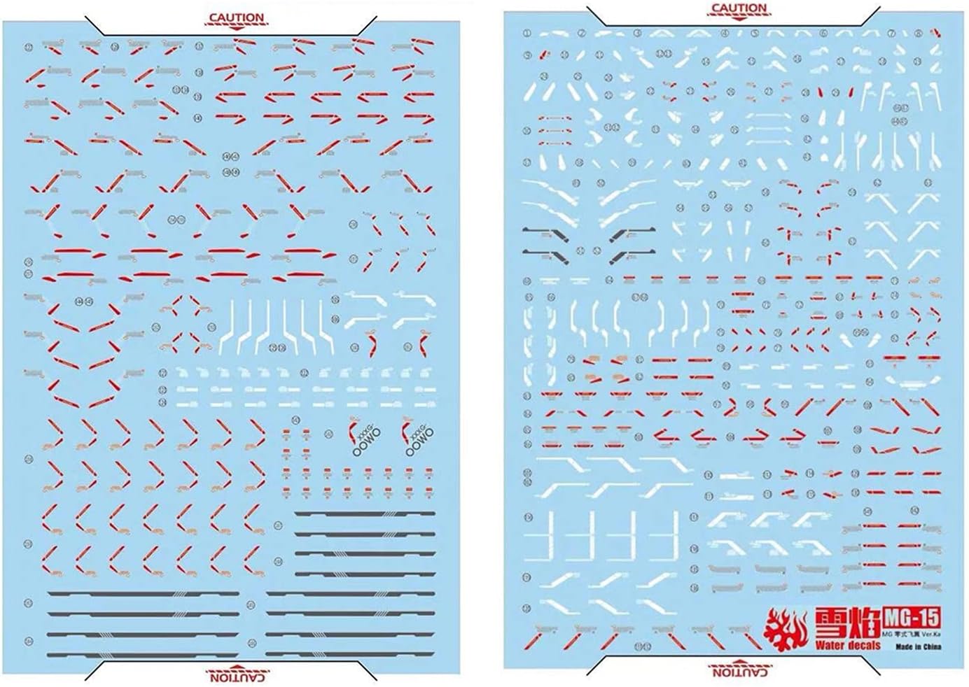 Amazon.com: Decals Decal fits Hobby PG 1/60 RX-78-2 1/60 Scale Modeling ...