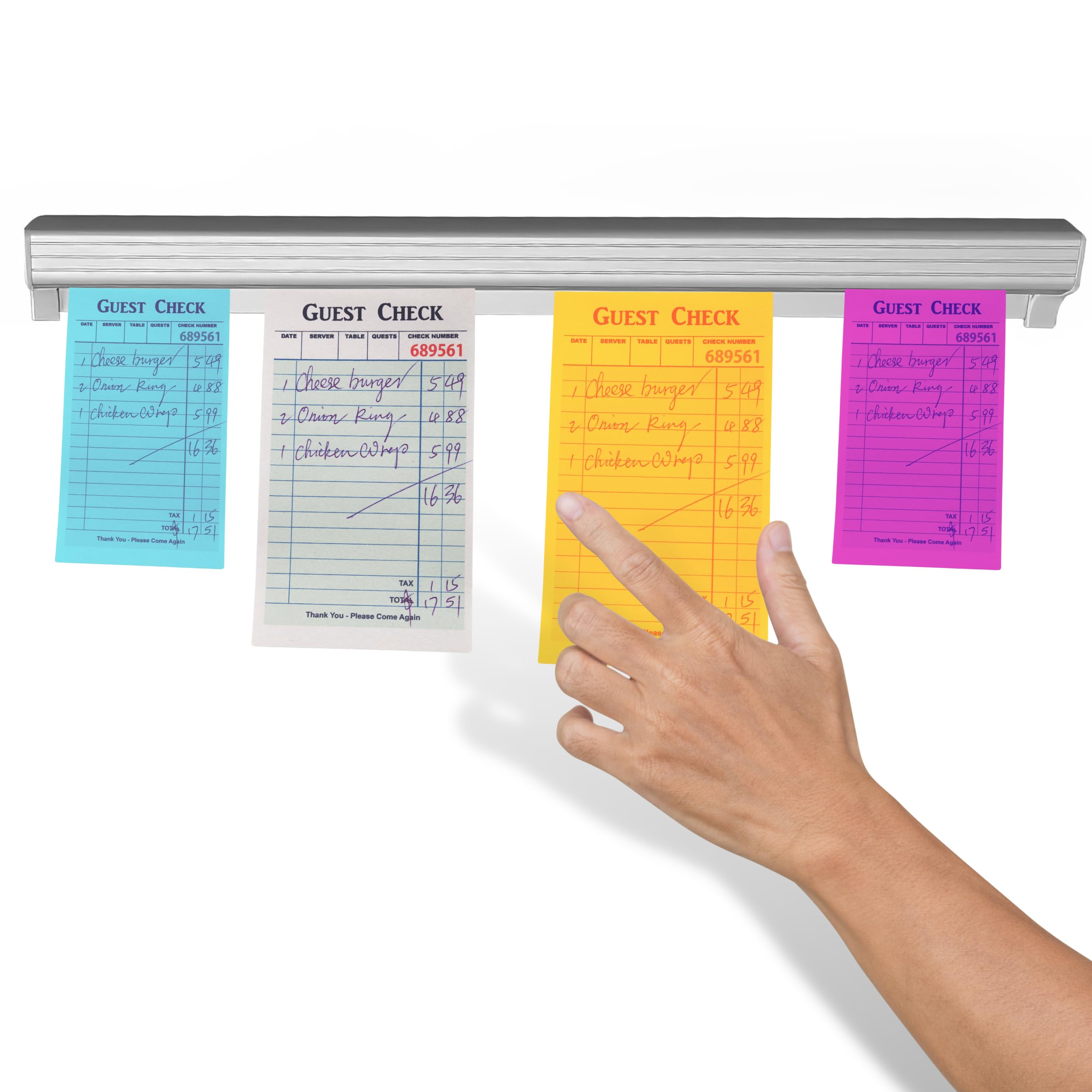 Amazon.com : 16 Inch Aluminum Ticket Holder – 40CM Wall Mounted Ticket ...