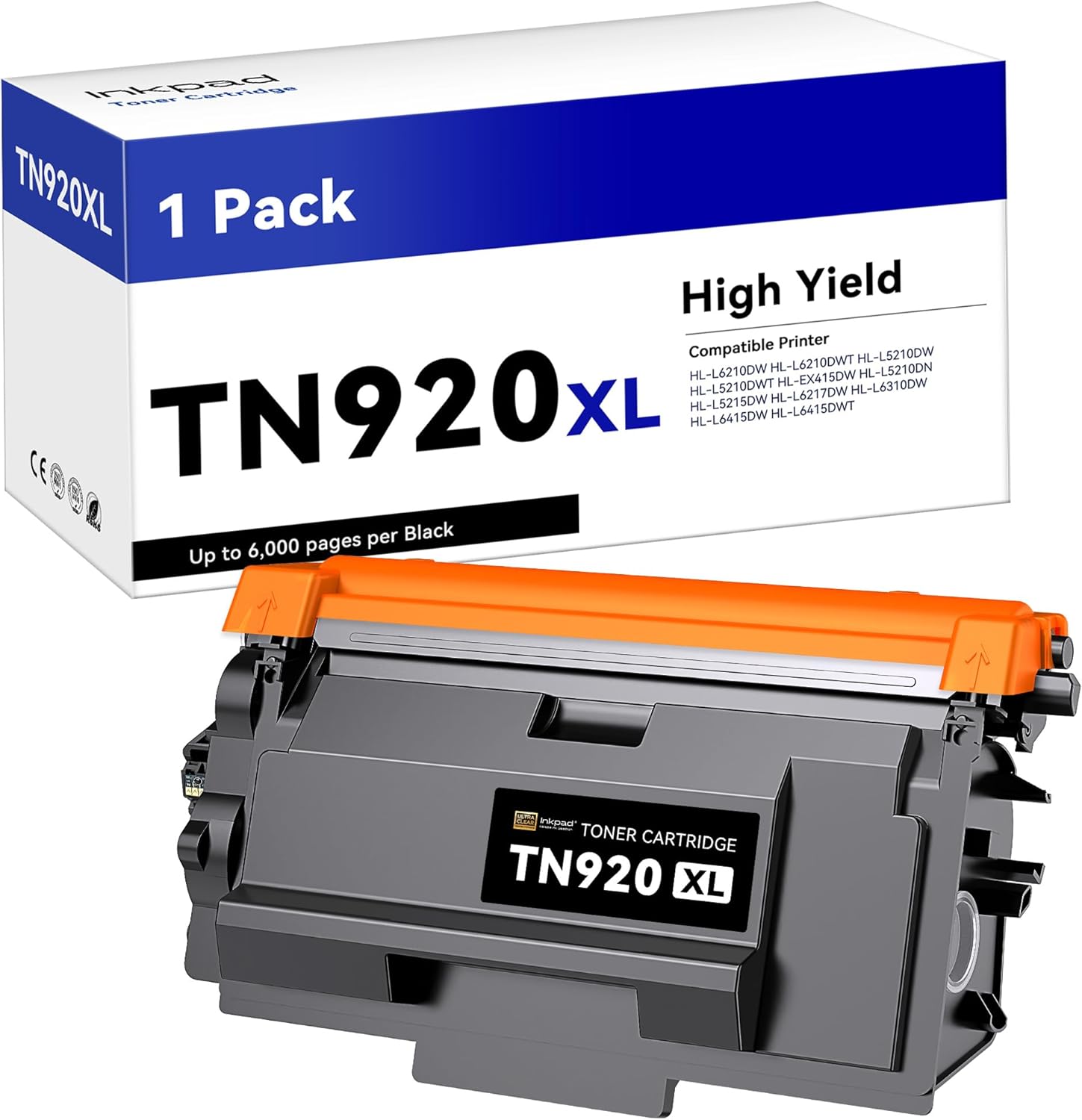 Amazon.com: iNKPAD TN920XL Toner Cartridge Replacement for Brother ...