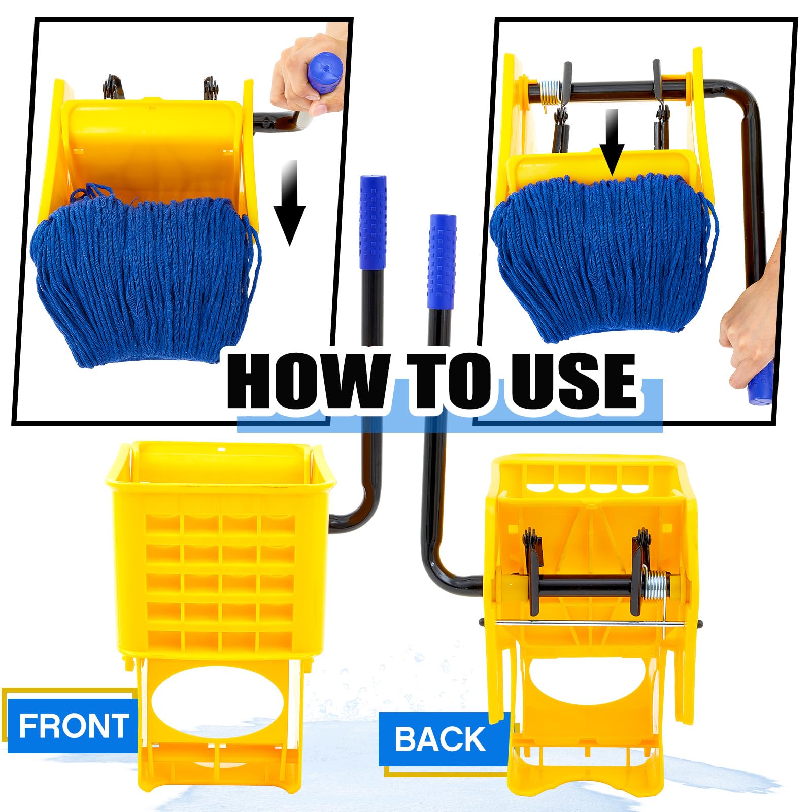(incomplete) Side Press Wringer Replacement for Commercial Mop Bucket ...