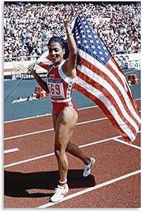 Amazon.com: Florence Griffith Joyner Poster Sprinter The World Champion ...