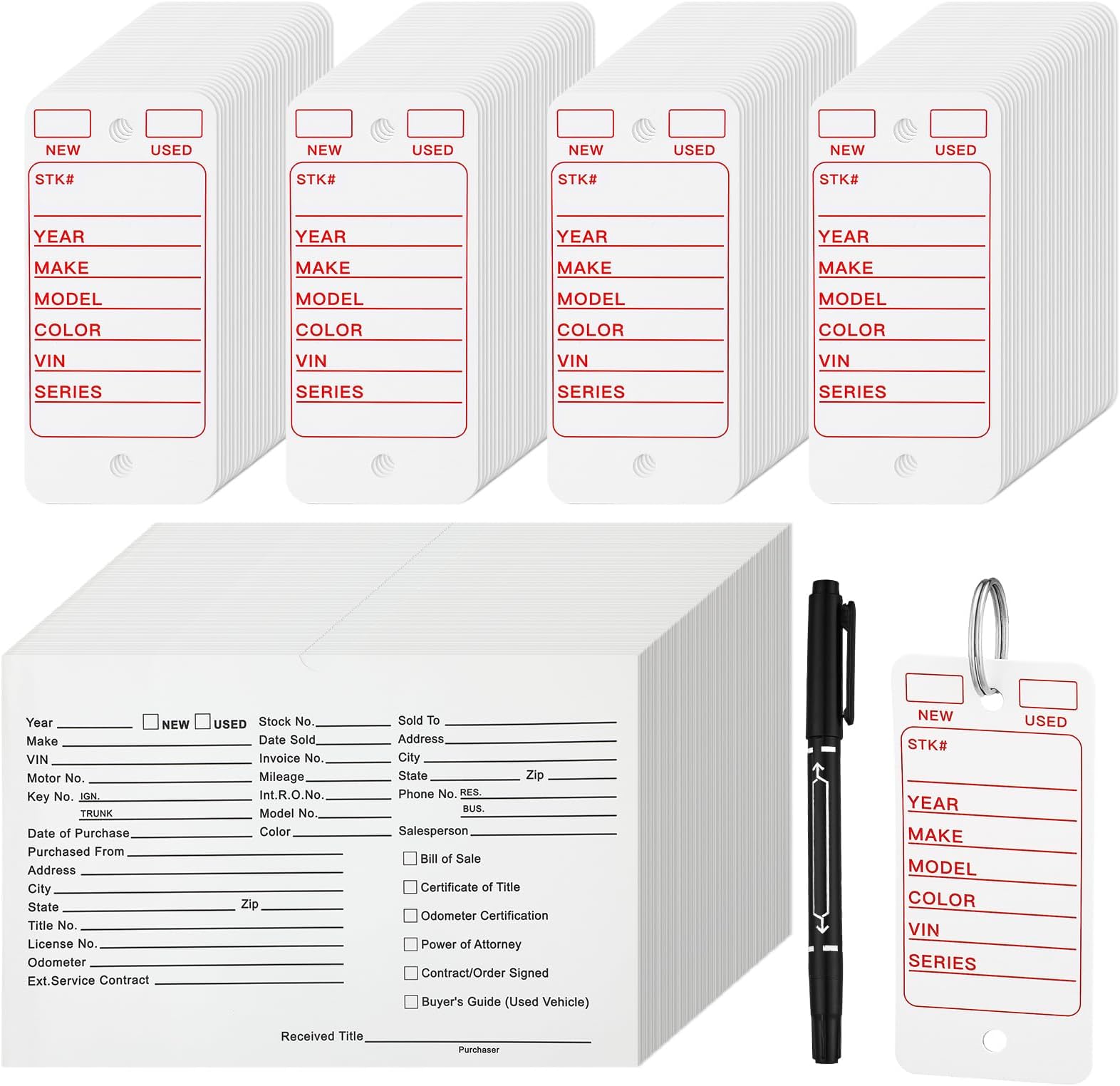 Amazon.com : Used Car Record Envelope - Pack of 100 : Office Products