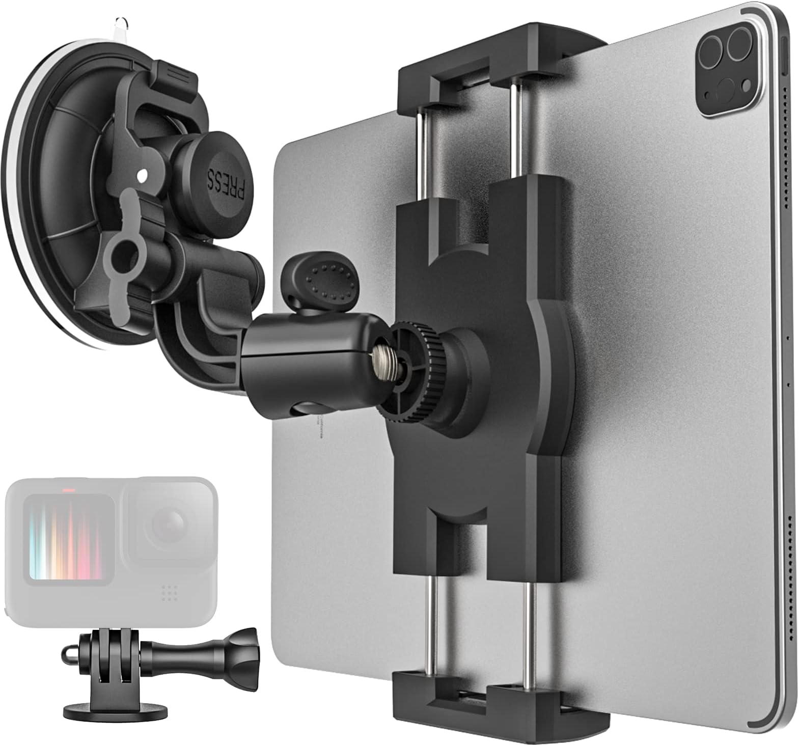 Tablet Holder for Car Windshield, Suction Cup Window Dashboard iPad ...