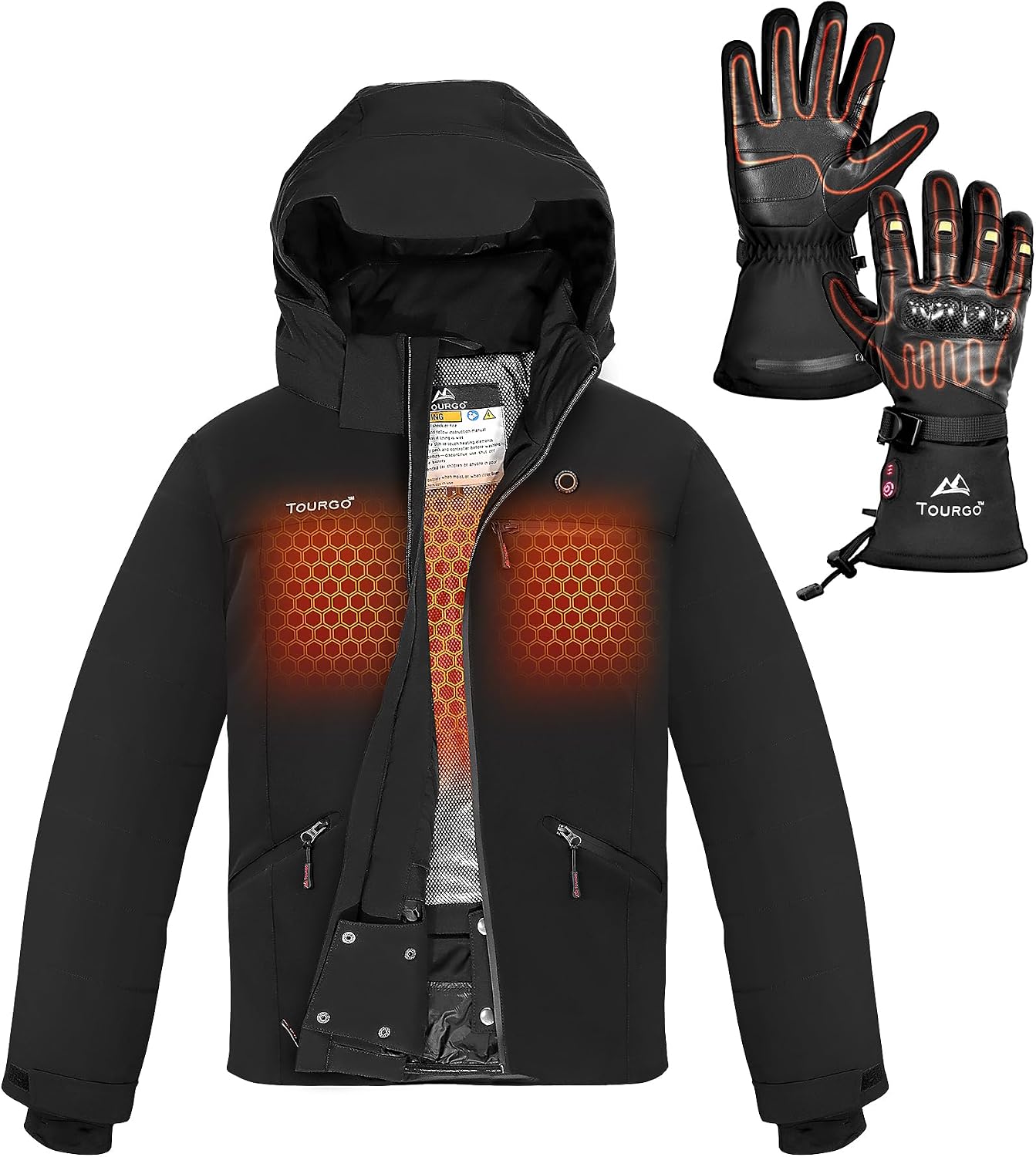 Amazon.com: TOURGO Ultimate Heated Winter Combo: Stay Warm with 1 ...