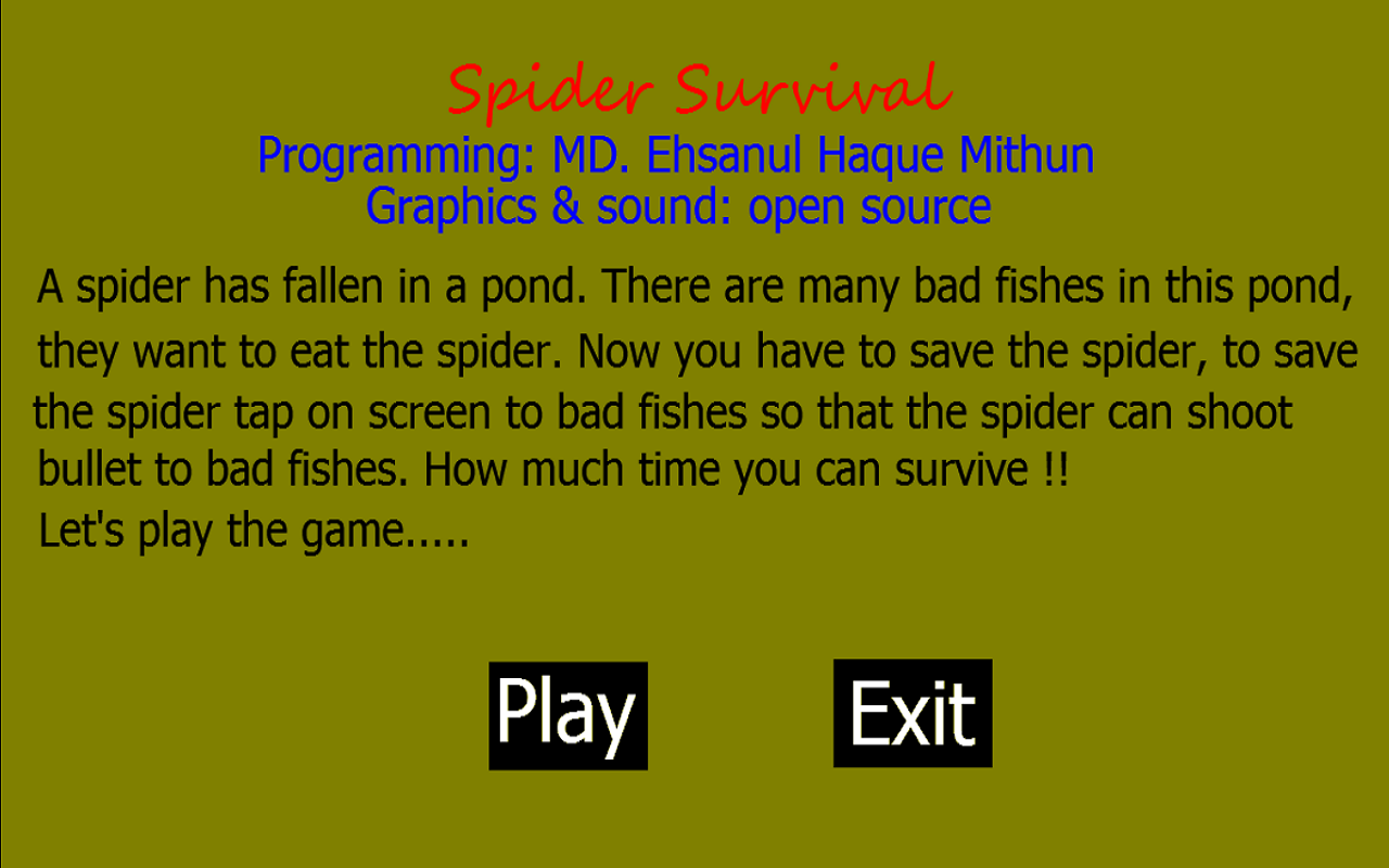 Spider Survival - App on Amazon Appstore
