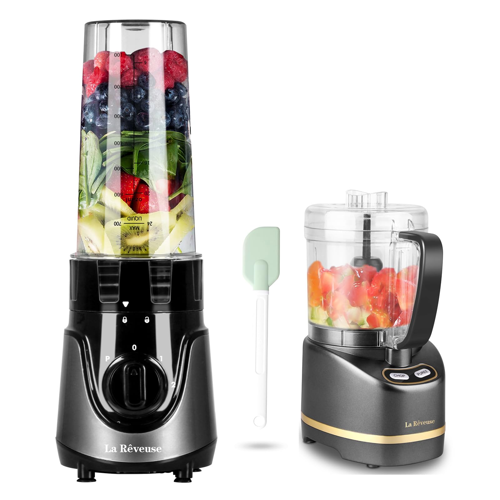 Amazon.com: La Reveuse Personal Size Smoothies Blender for Shakes and ...