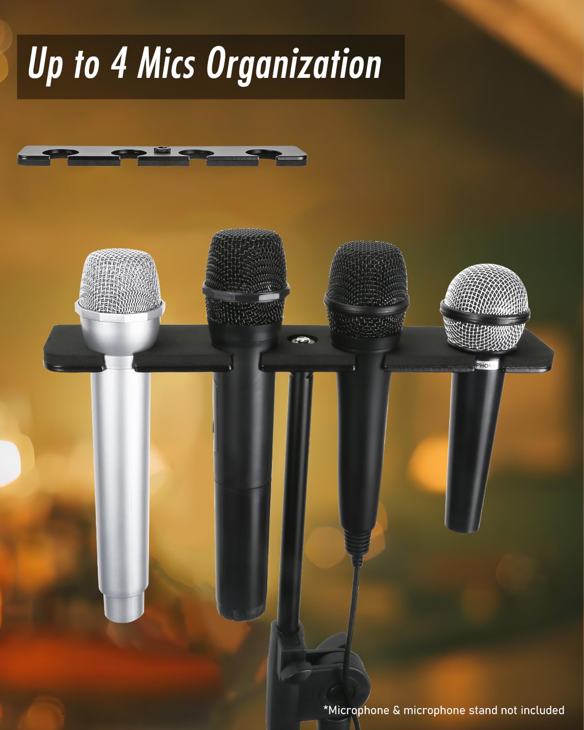 Snapklik.com : Numhag Multi Mic Holder For Wired And Wireless Mics ...