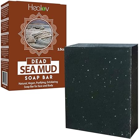 Amazon.com : Sea of Spa, Dead Sea Minerals Black Mud Soap.(Pack of 3 ...