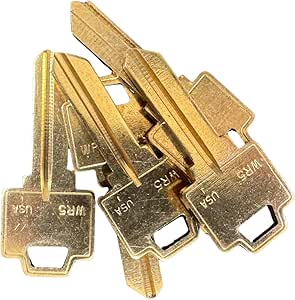 5-Pack WR5 Key Blanks – Weiser-Compatible Key Blanks for Residential ...