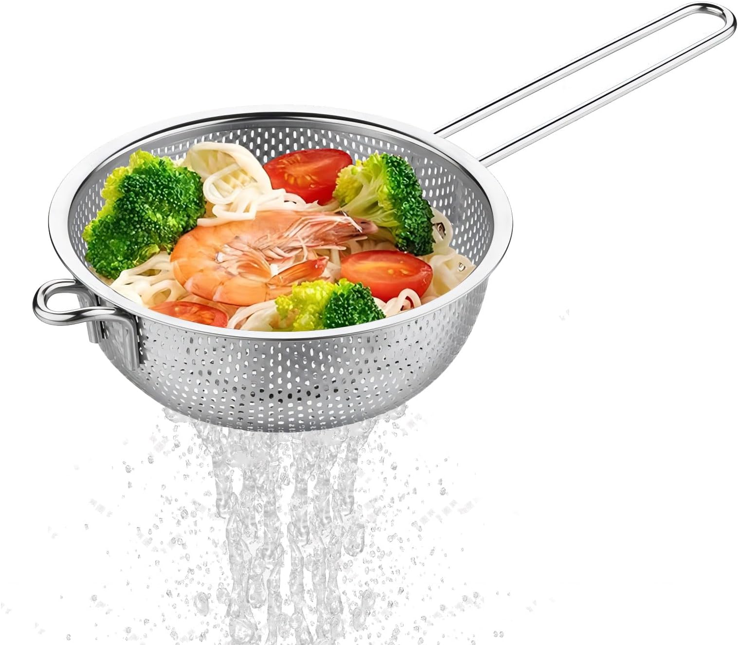 Amazon.com: GREATLINK Stainless Steel Basin Colander with Handle ...