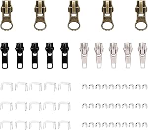 Amazon.com: MiniRed 15 PCS Zipper Pull Replacement Zipper Repair Kit ...