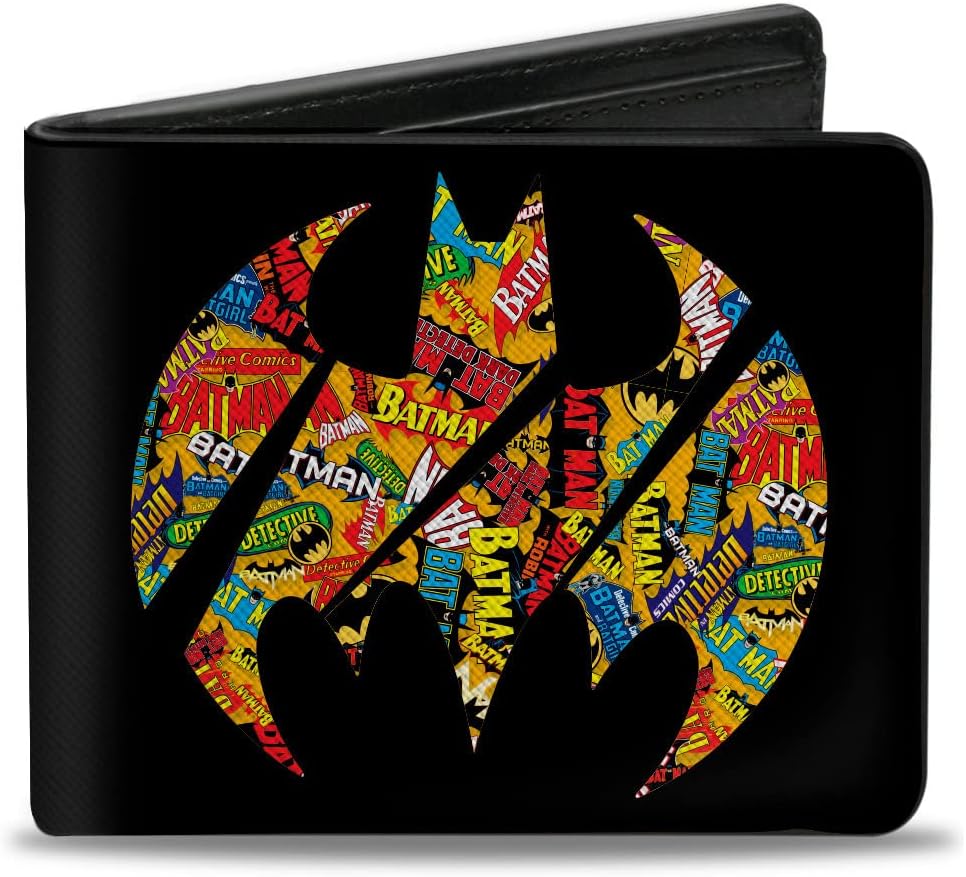 Amazon.com: Buckle-Down DC Comics Wallet, Bifold, Justice League Batman ...