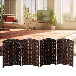 Amazon.com - YLQFGUVWK Short Dressing Screen Room Divider 4/5/6 Panels ...