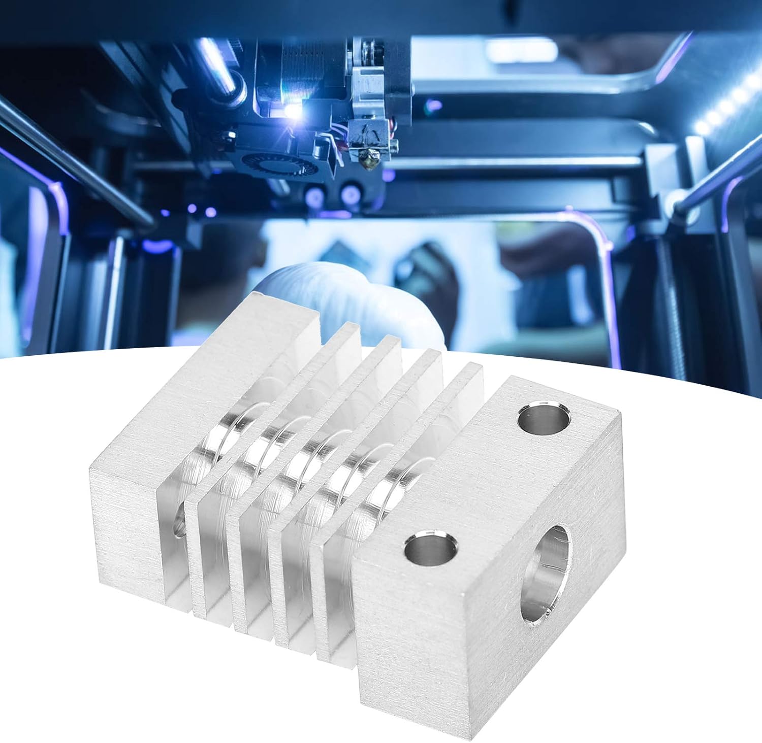 Review Heatsink Hotend, Heatsink Block, Aluminum Alloy Good Performance ...