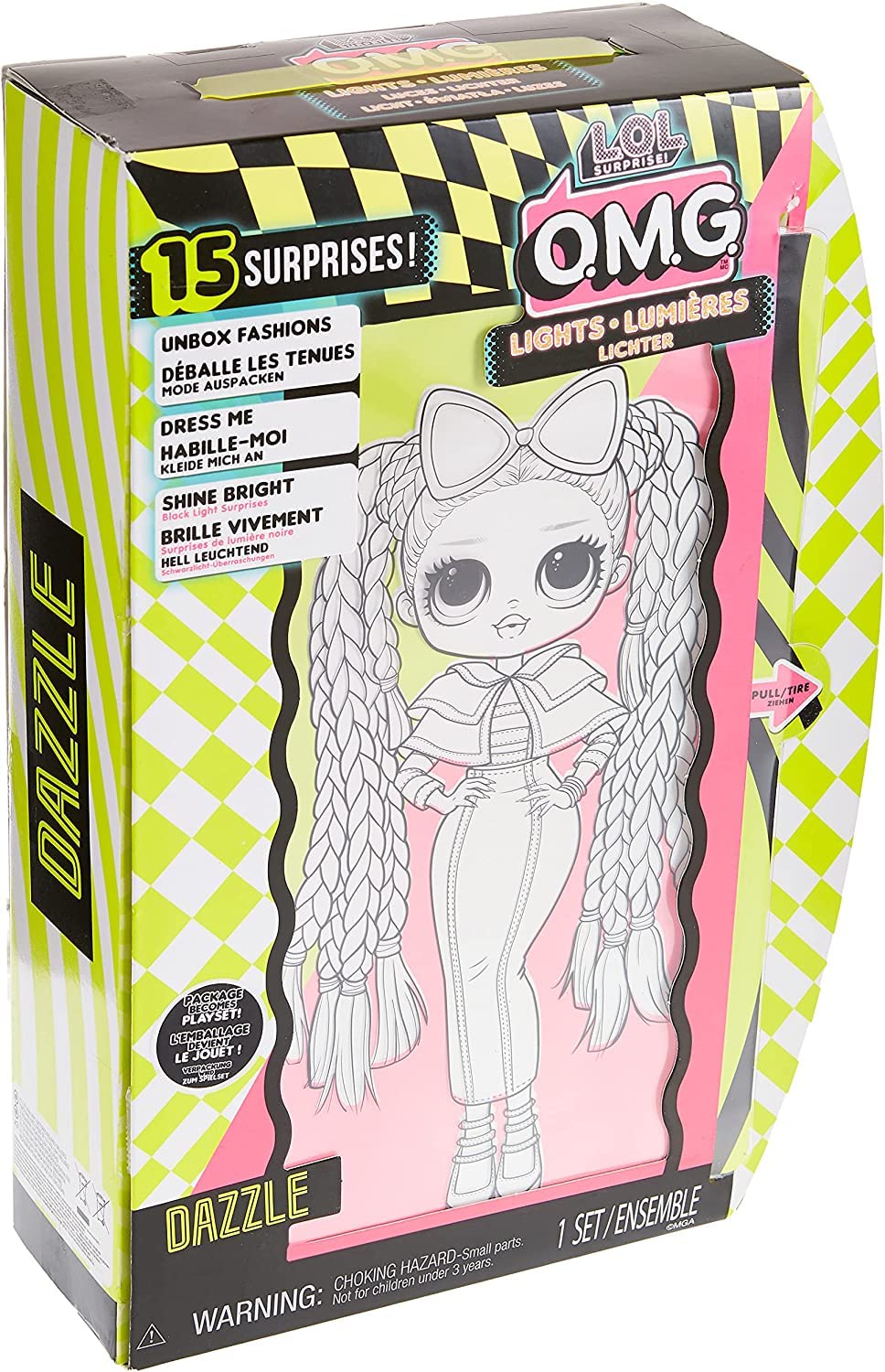 Toys Uncle L:O:L Surprise (O.M.G. Lights Dazzle Fashion Doll With 15 ...