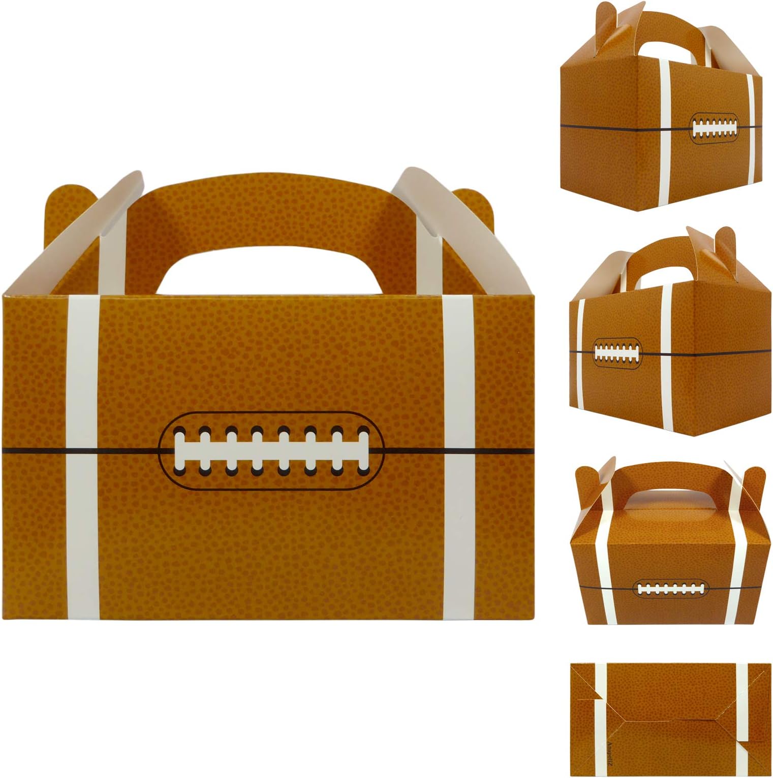 Amazon.com: Photect 24 Pcs Football Bags Football Non Woven Gift Bags ...