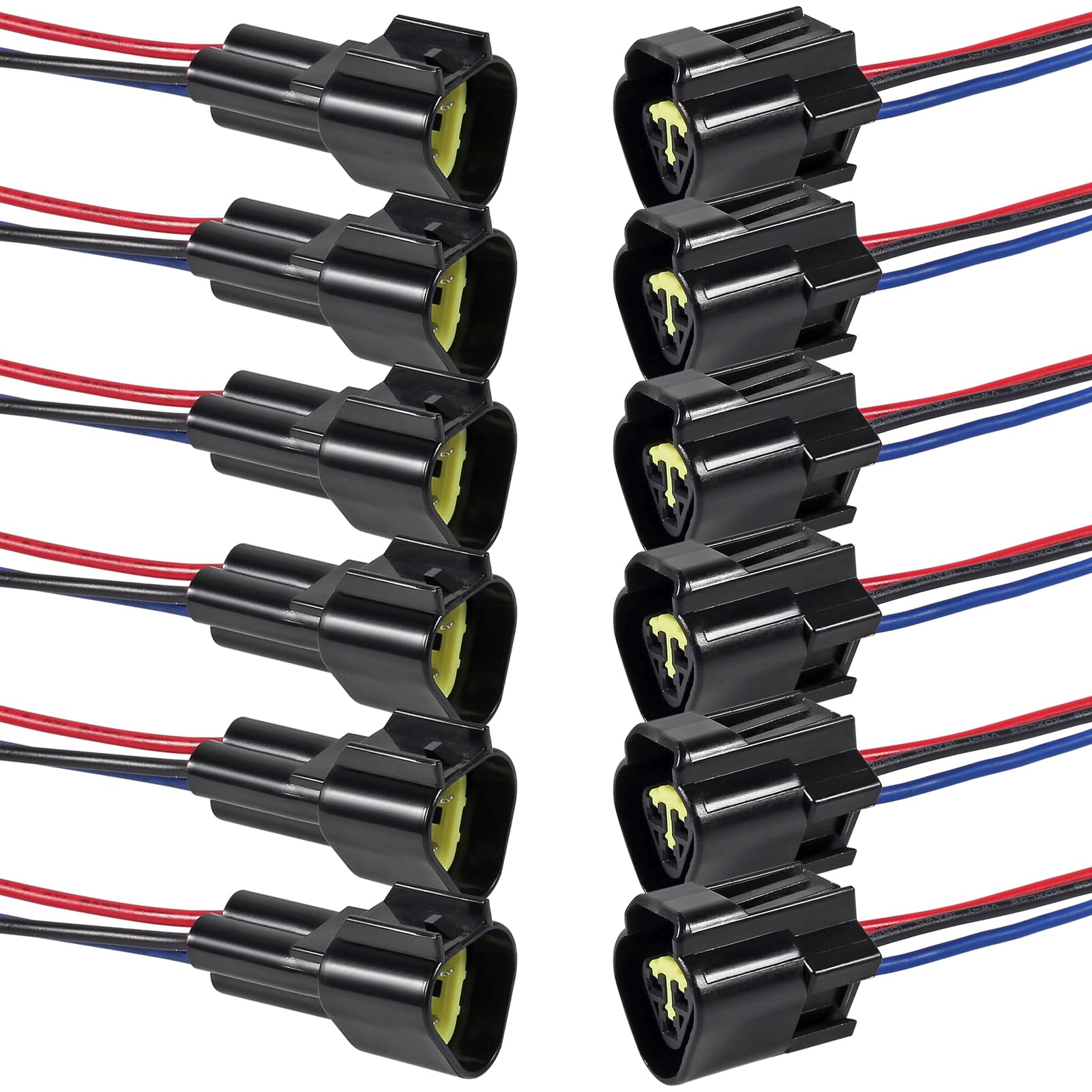 Snapklik.com : 6Pcs 3 Pin Waterproof Connector Electrical Wire Plug Car ...