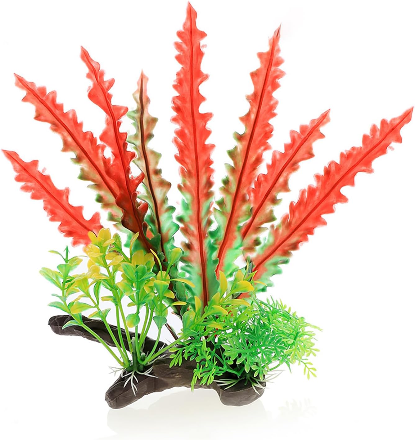 Amazon.com: WishLotus Fish Tank Plants Decor, Soft Colourful Simulated ...