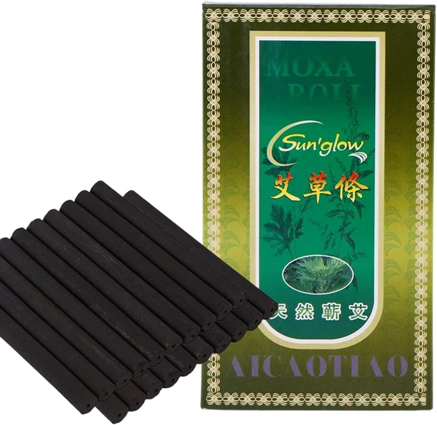 Amazon.com: Pure Premium Smokeless 20 Moxa Sticks Mugwort Moxibustion ...