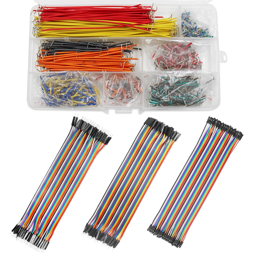 Amazon.com: 840pcs Jumper Wire Kit and 120pcs Dupont Wire, lyfLux 40pin ...