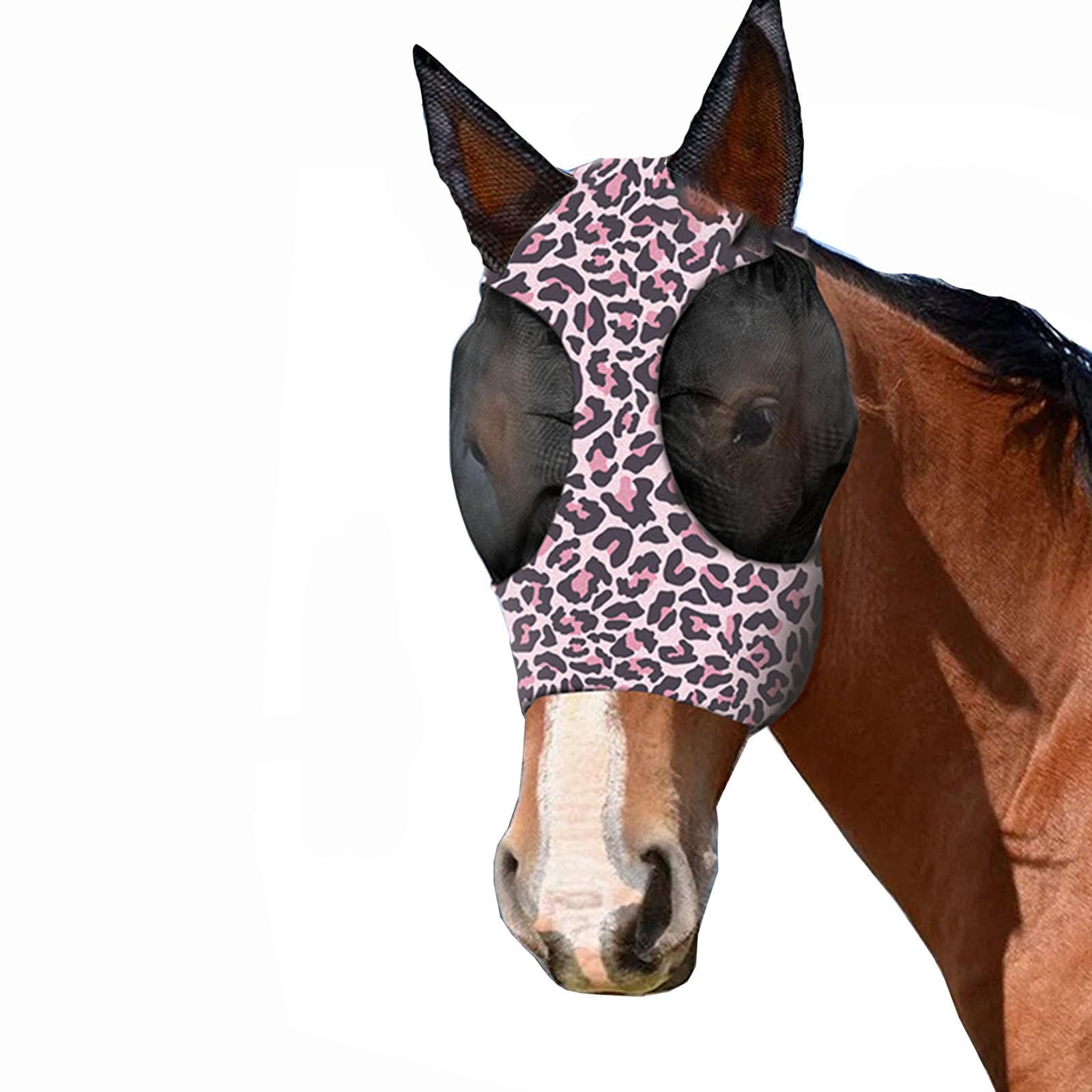 Fly Veil With Ear Covers Fly Masks For Horses Comfort Fit Horse Fly ...