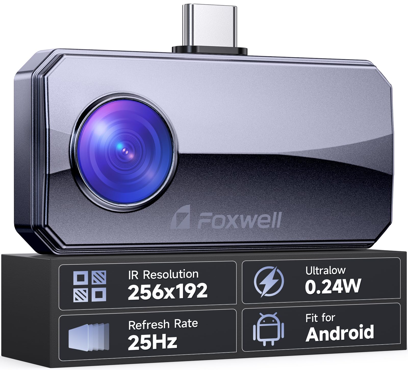 Snapklik.com : FOXWELL RT100 Thermal Camera For Android