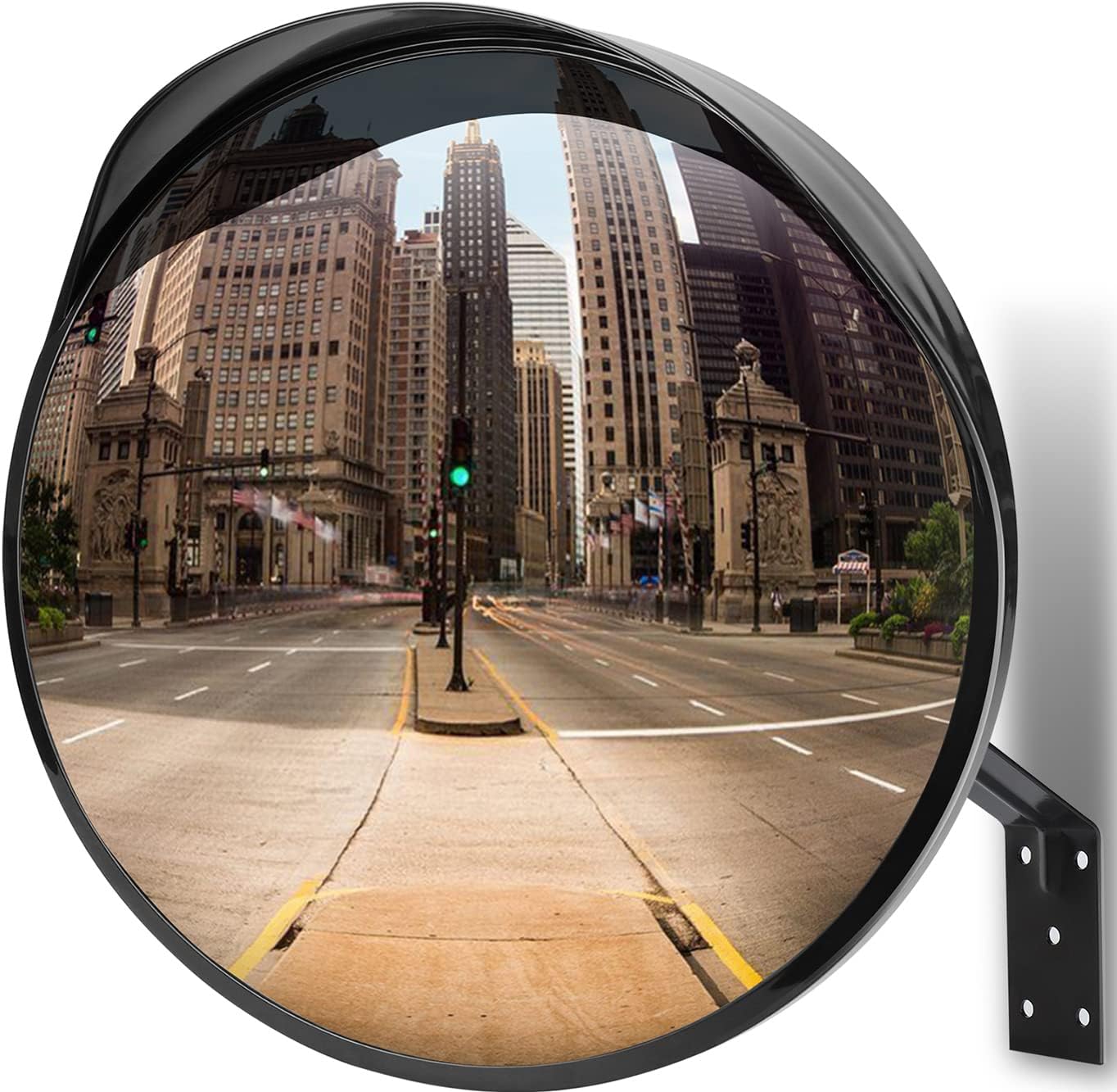 Amazon.com: SNS SAFETY LTD Convex Outdoor Driveway Traffic Mirror 9 ...